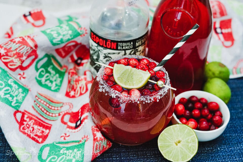 Cranberry Crazy Cocktail - Sparkles to Sprinkles