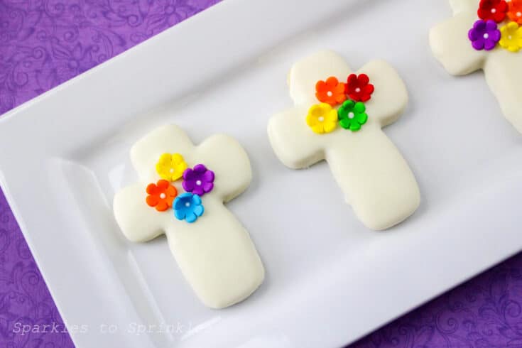 Cross Sugar Cookies - Sparkles to Sprinkles