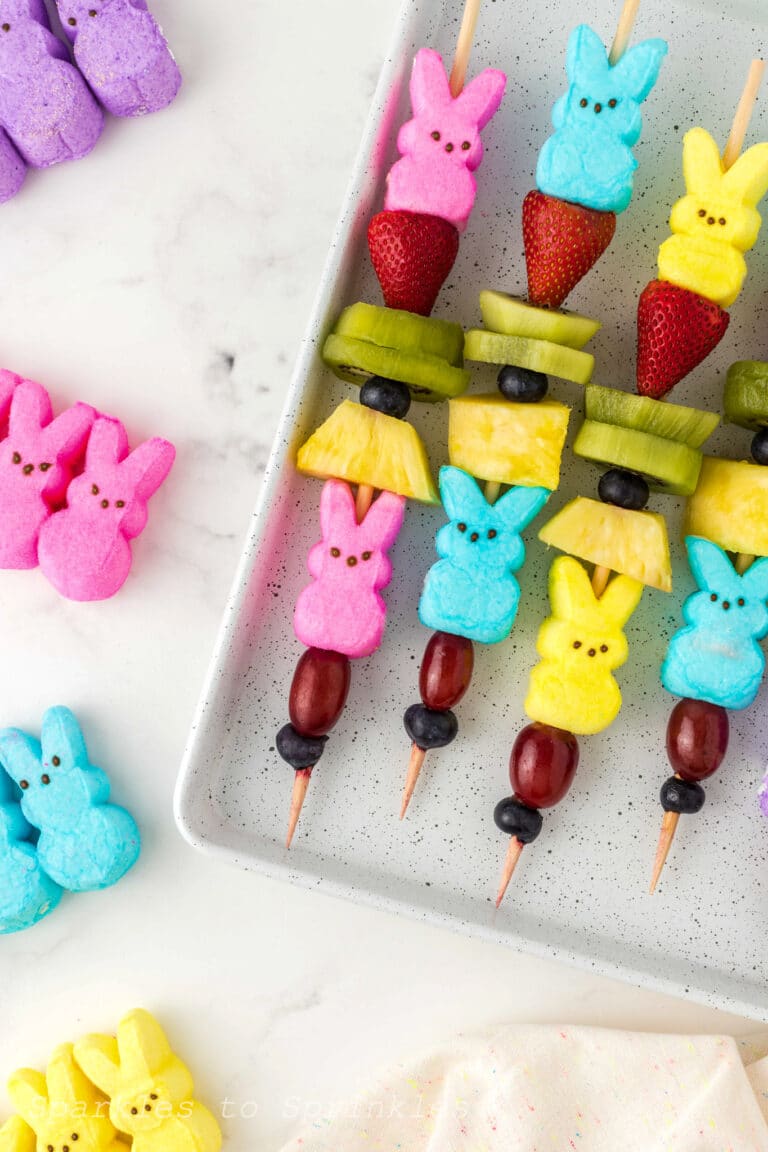 Easter Fruit Kabobs - Sparkles to Sprinkles