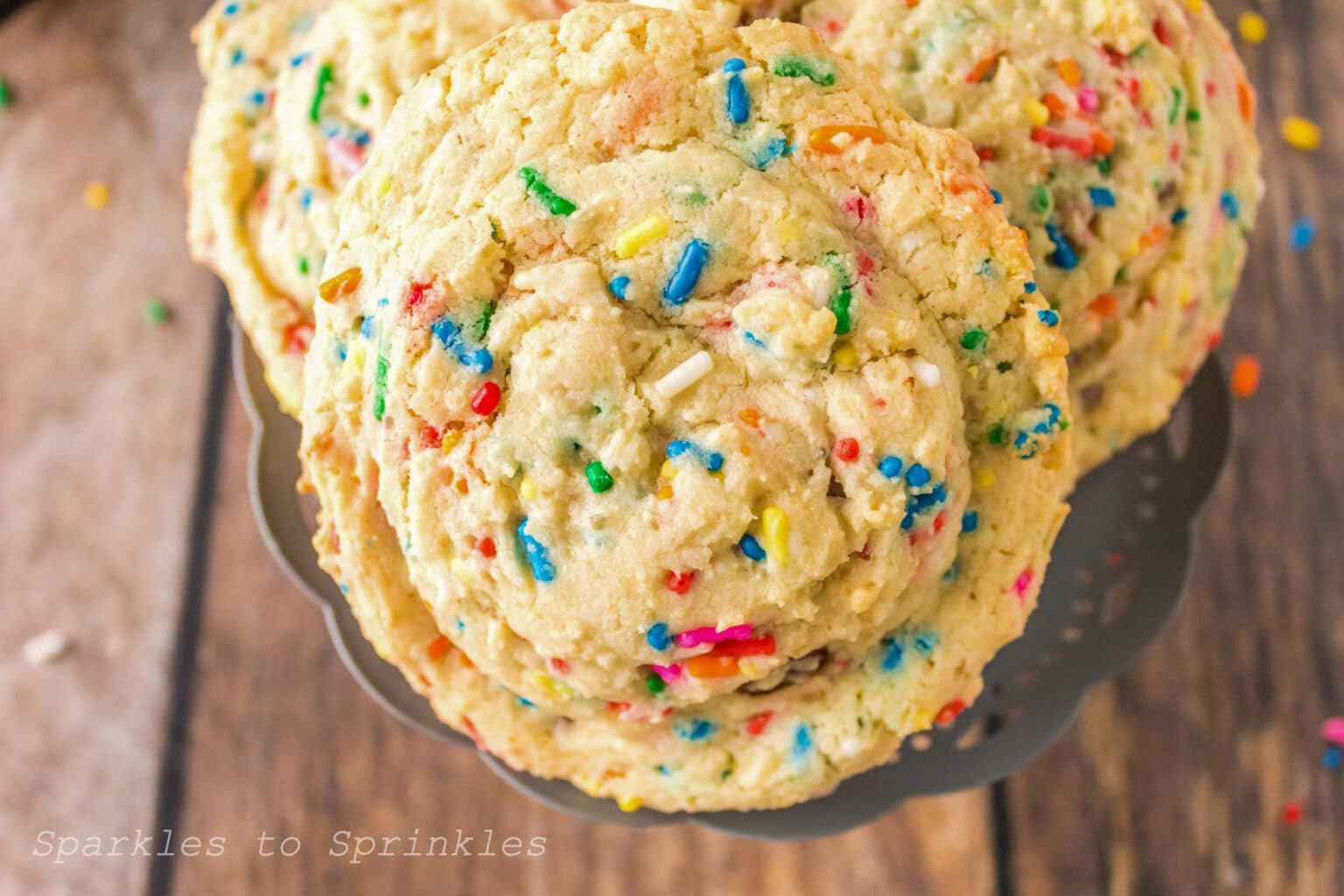 Funfetti Cookies - Sparkles to Sprinkles
