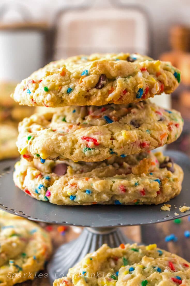 Funfetti Cookies - Sparkles to Sprinkles