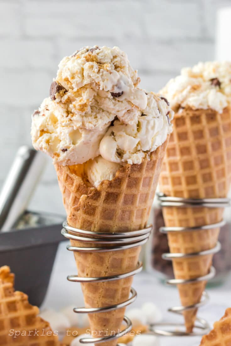 No-Churn S’mores Ice Cream – Summer’s Easiest Frozen Treat! - Sparkles ...