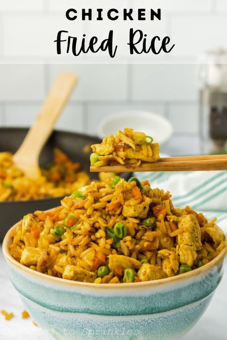 Chicken Fried Rice - Sparkles to Sprinkles