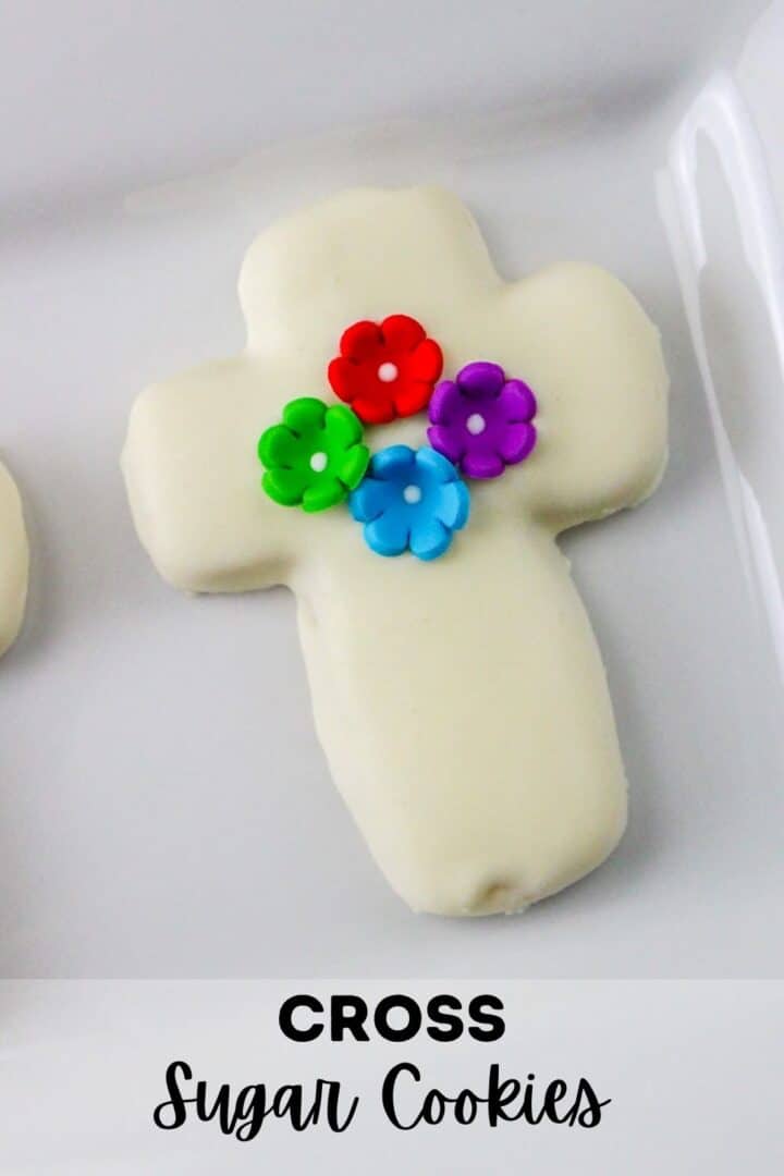 Cross Sugar Cookies - Sparkles to Sprinkles
