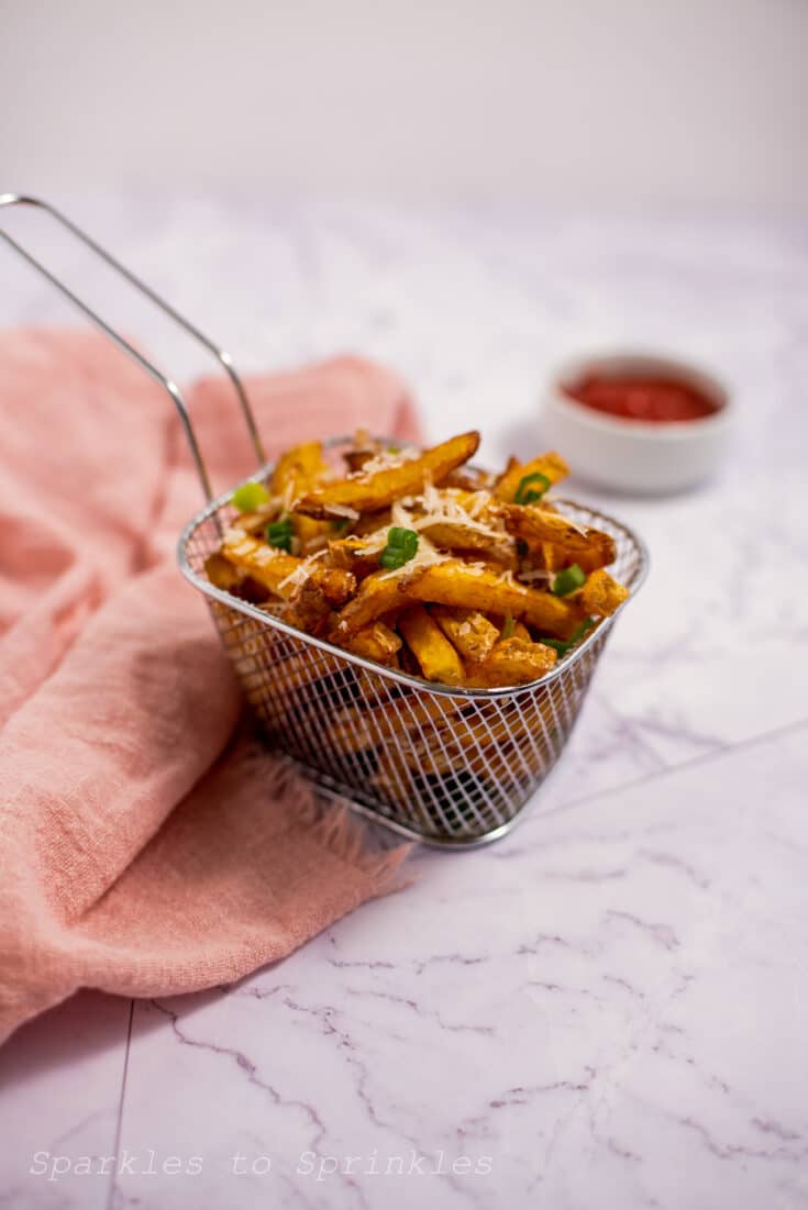 Parmesan Truffle Fries - Sparkles to Sprinkles