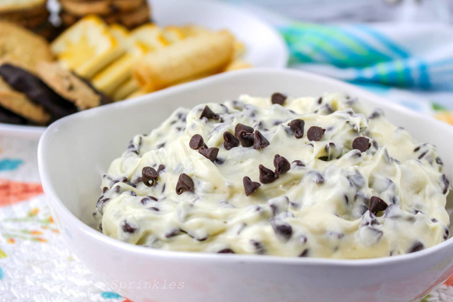 Chocolate Chip Dip - Sparkles to Sprinkles