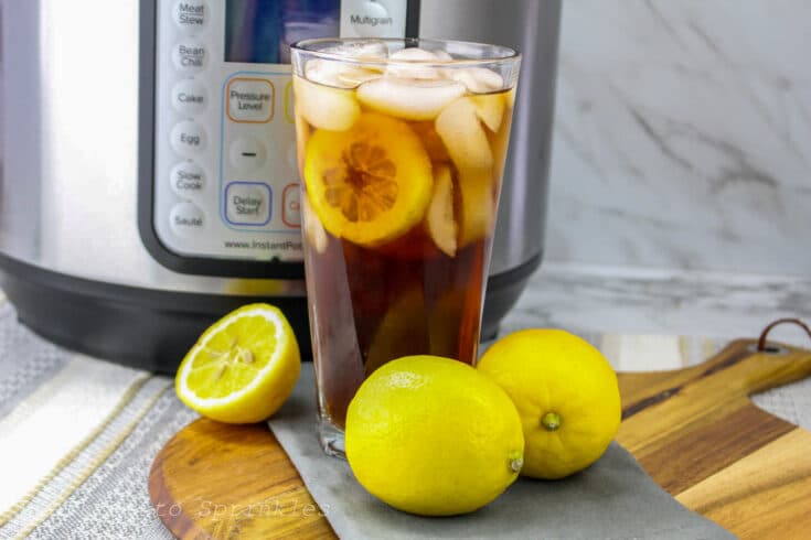 Instant Pot Sweet Tea - Sparkles to Sprinkles