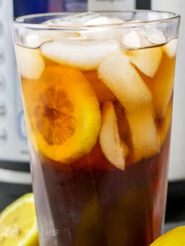 Instant Pot Raspberry Iced Tea - Sparkles to Sprinkles