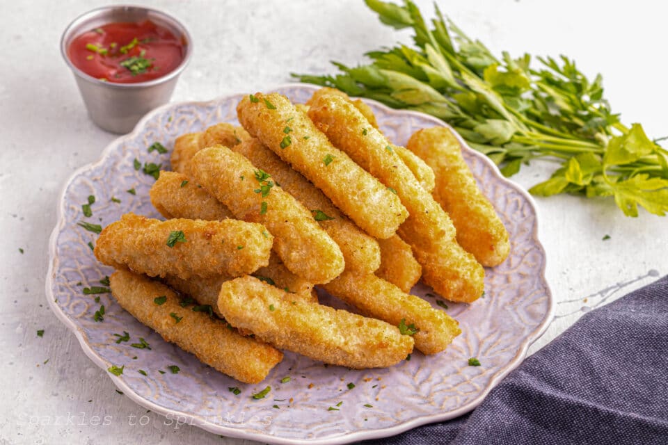 Frozen Chicken Fries In The Air Fryer - Sparkles to Sprinkles