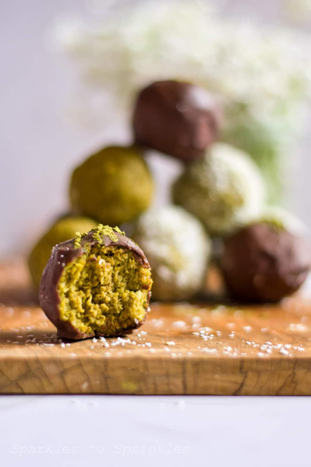 Matcha Energy Balls - Sparkles to Sprinkles