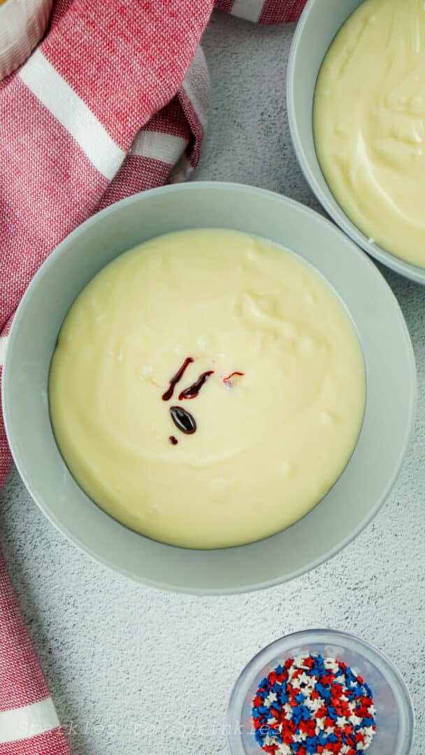 Red White and Boozy Patriotic Pudding Shots - Sparkles to Sprinkles