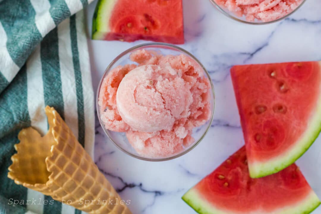 Watermelon Sherbet - Sparkles to Sprinkles