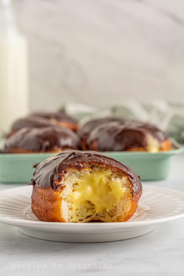 Boston Cream Donuts - Sparkles to Sprinkles