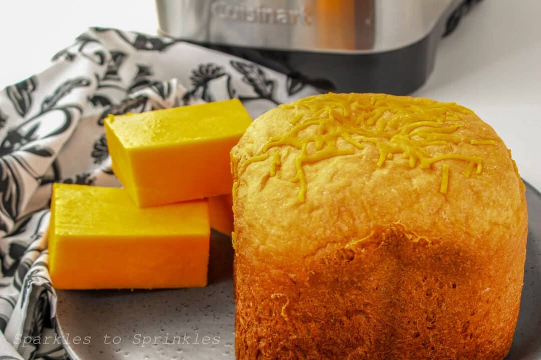 Bread Machine Cheese Bread - Sparkles to Sprinkles