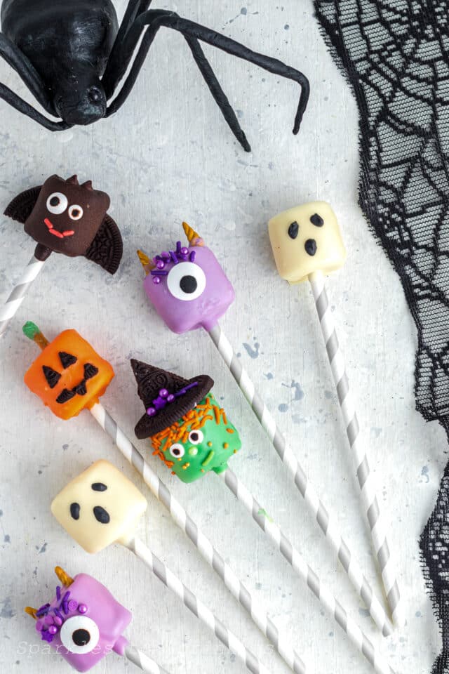 Halloween Marshmallow Pops - Sparkles to Sprinkles