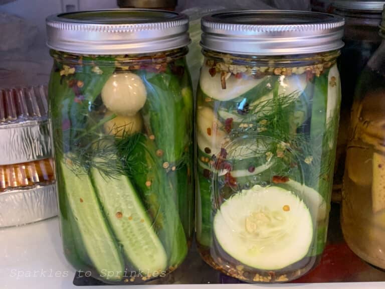 Refrigerator Pickles - Sparkles to Sprinkles