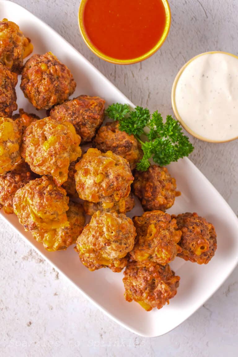 Air Fryer Bisquick Sausage Balls - Sparkles to Sprinkles