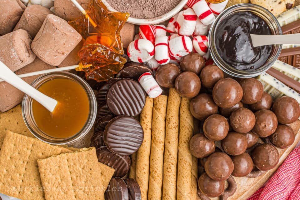 Hot Chocolate Charcuterie Board Sparkles To Sprinkles