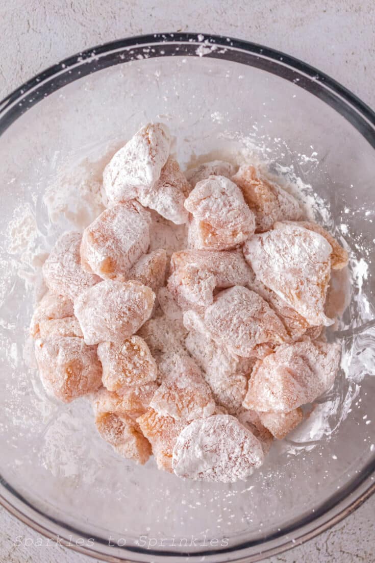 Ninja Foodi Orange Chicken - Sparkles to Sprinkles