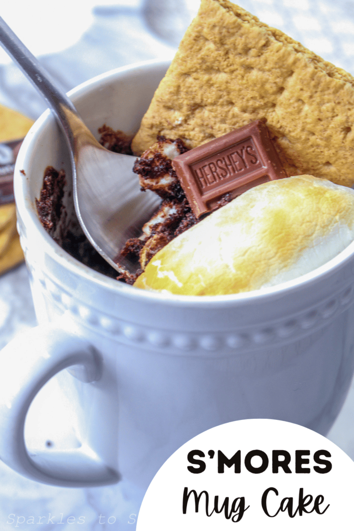 S’mores Mug Cake - Sparkles to Sprinkles