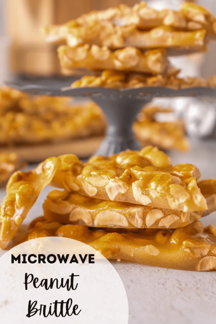 Microwave Peanut Brittle - Sparkles to Sprinkles