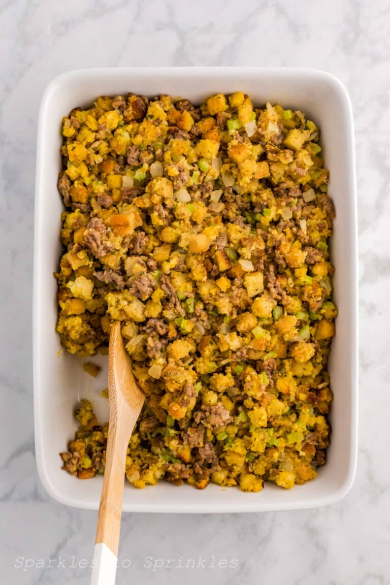 Sausage Stuffing Recipe - Sparkles to Sprinkles