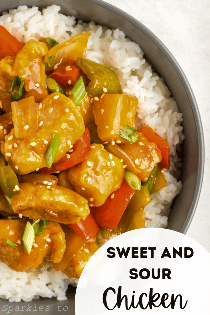 Sweet and Sour Chicken - Sparkles to Sprinkles