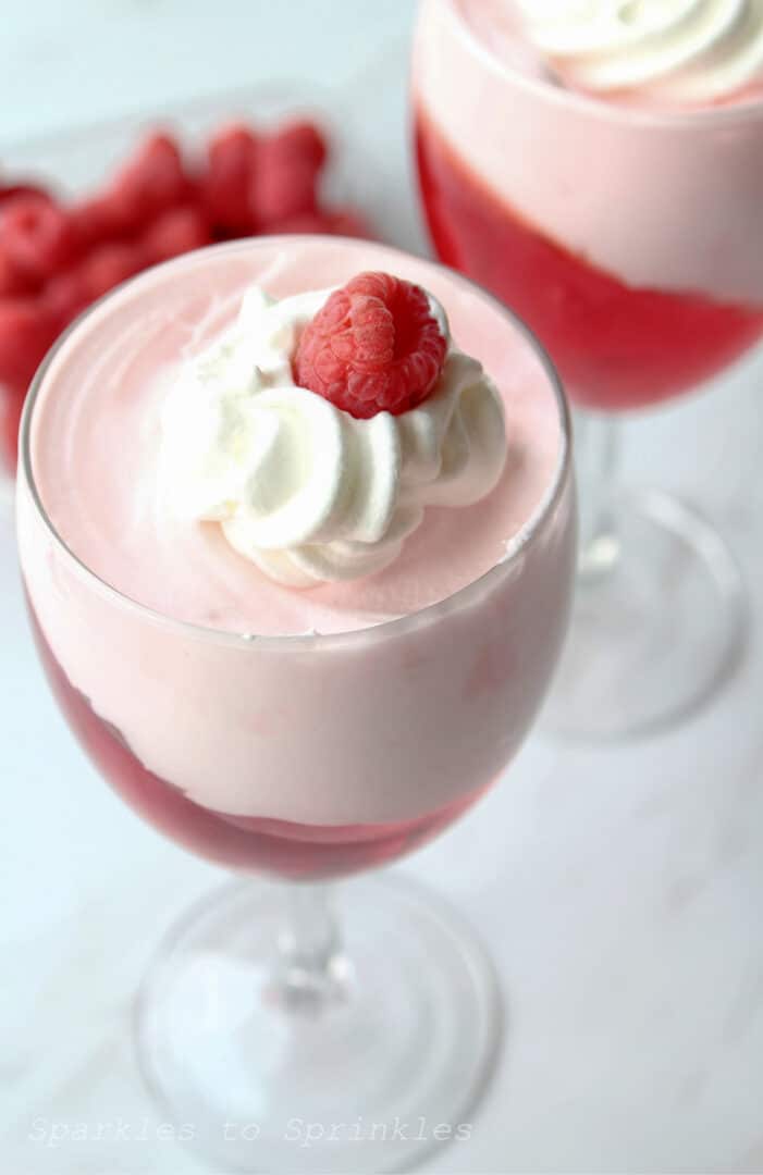 Valentine’s Day Jello Parfait - Sparkles to Sprinkles
