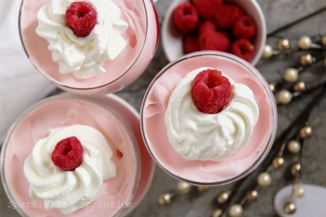 Valentine’s Day Jello Parfait - Sparkles to Sprinkles