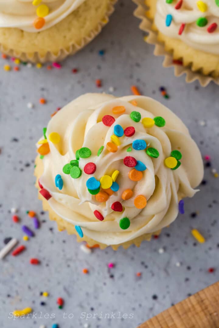 Sprinkle Joy with These Fun and Easy Confetti Cupcakes - Sparkles to ...
