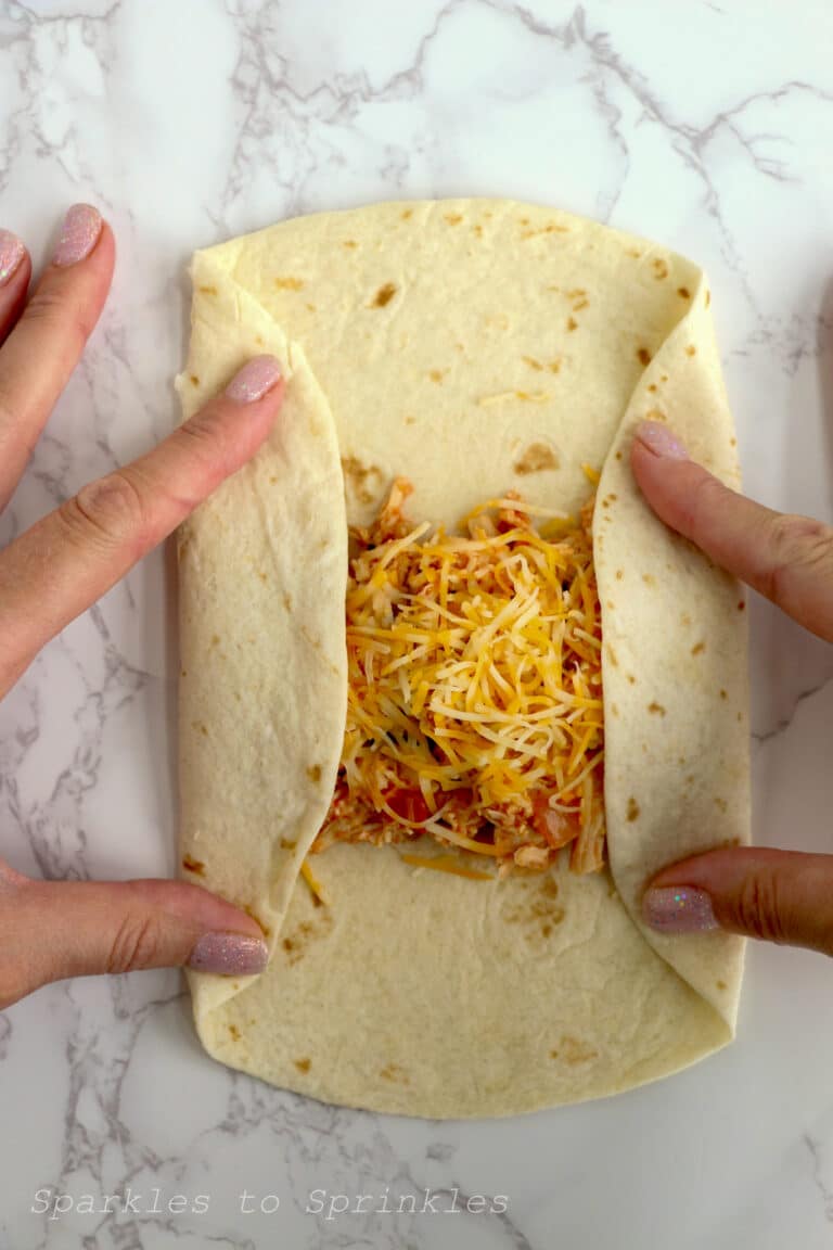 Crispy Chicken Salsa Wraps - Sparkles to Sprinkles