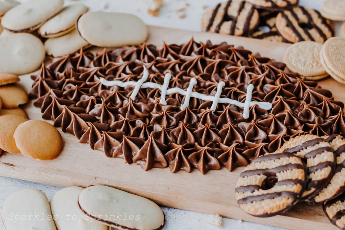 Super Bowl Buttercream Board - Sparkles to Sprinkles