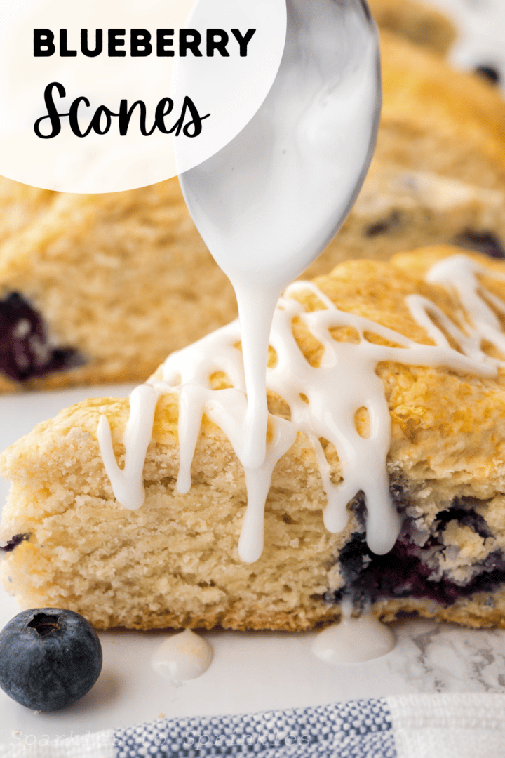Blueberry Scones - Sparkles to Sprinkles