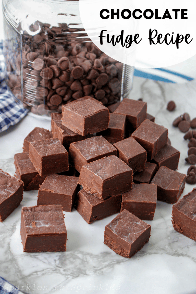 Chocolate Fudge Recipe - Sparkles to Sprinkles