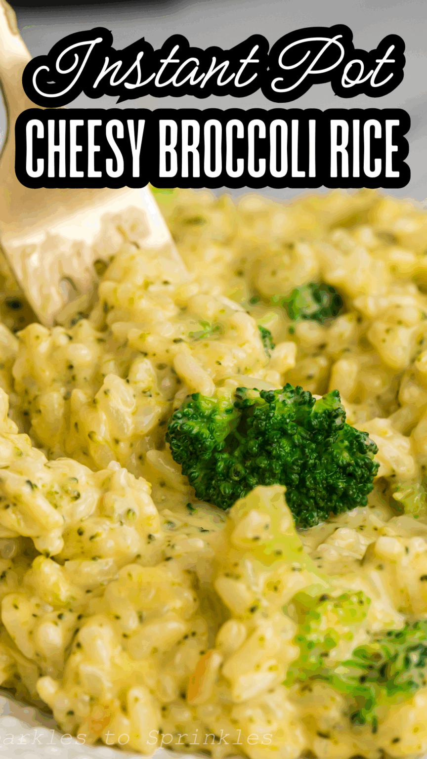 Instant Pot Cheesy Broccoli Rice ~ Creamy, Easy & Kid-Friendly ...