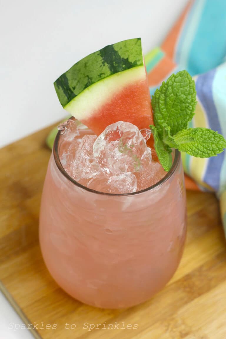 Watermelon Breeze Cocktail - Sparkles to Sprinkles