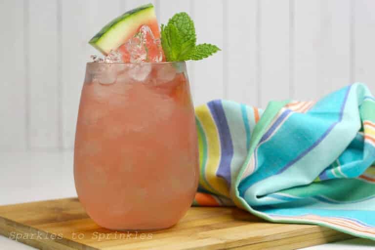 Watermelon Breeze Cocktail - Sparkles to Sprinkles