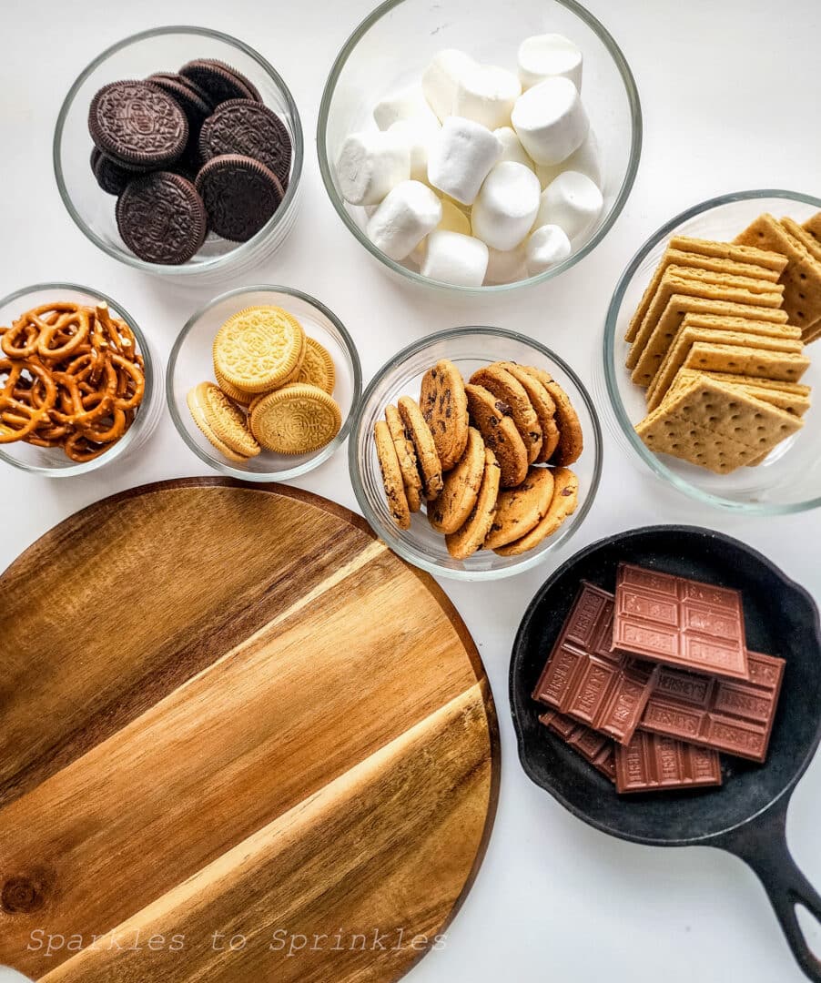 S Mores Dip Charcuterie Board Sparkles To Sprinkles