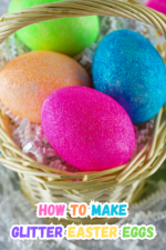 How To Make Glitter Easter Eggs - Sparkles to Sprinkles