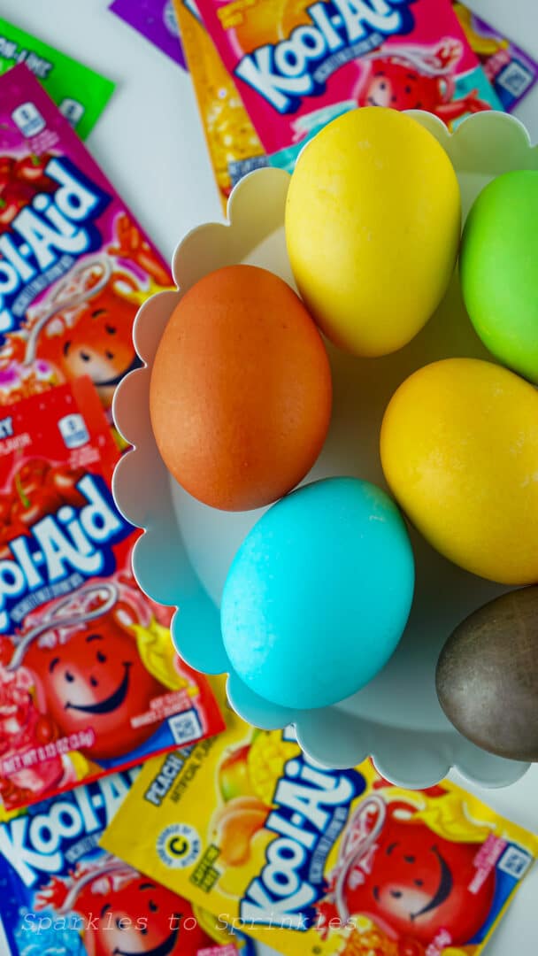 Kool-Aid Easter Eggs - Sparkles to Sprinkles