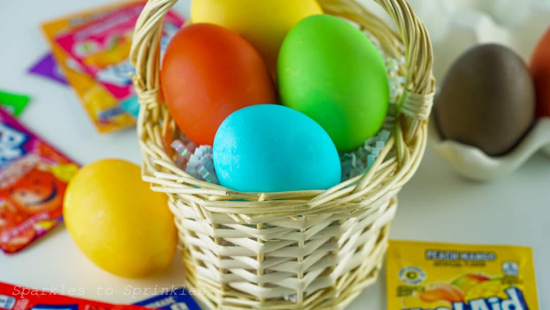 Kool-Aid Easter Eggs - Sparkles to Sprinkles