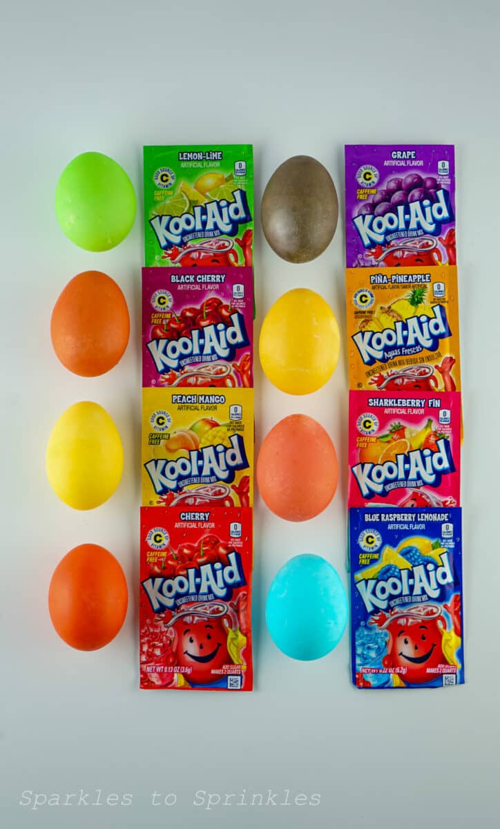 Kool-Aid Easter Eggs - Sparkles to Sprinkles