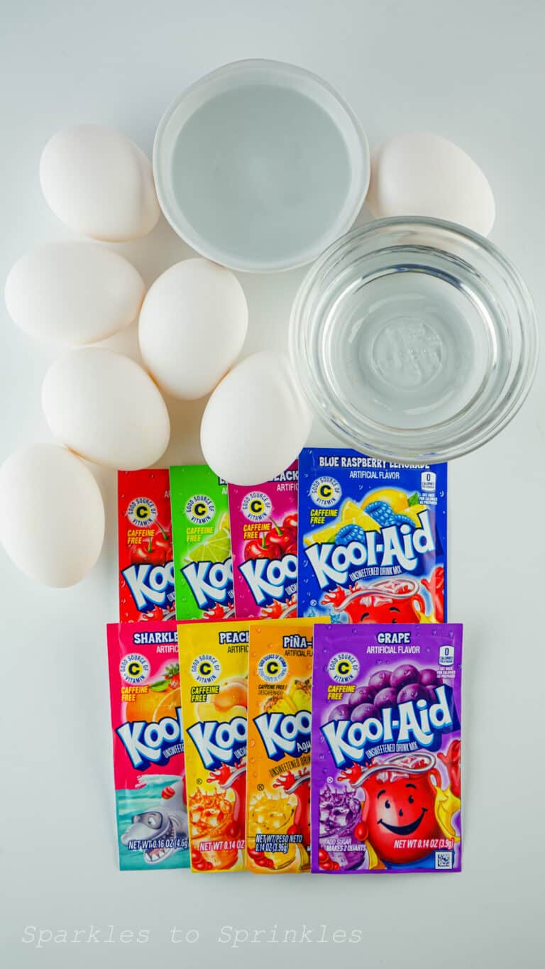 Kool-Aid Easter Eggs - Sparkles to Sprinkles
