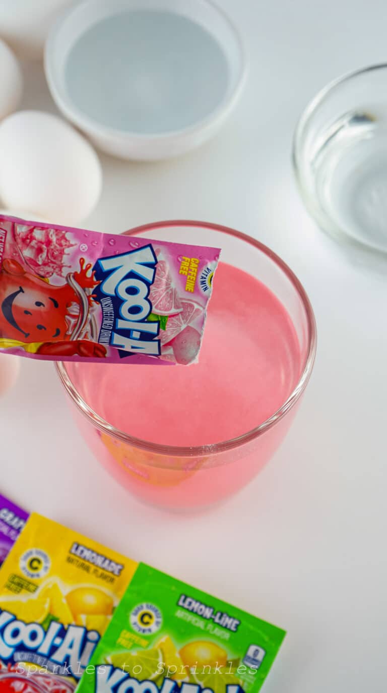Kool-Aid Easter Eggs - Sparkles to Sprinkles