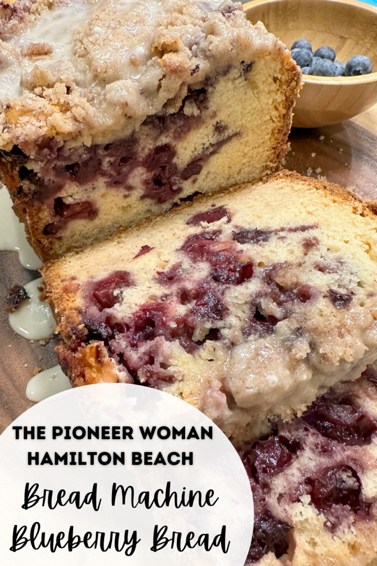 The Pioneer Woman Hamilton Beach Bread Machine Blueberry Bread ...