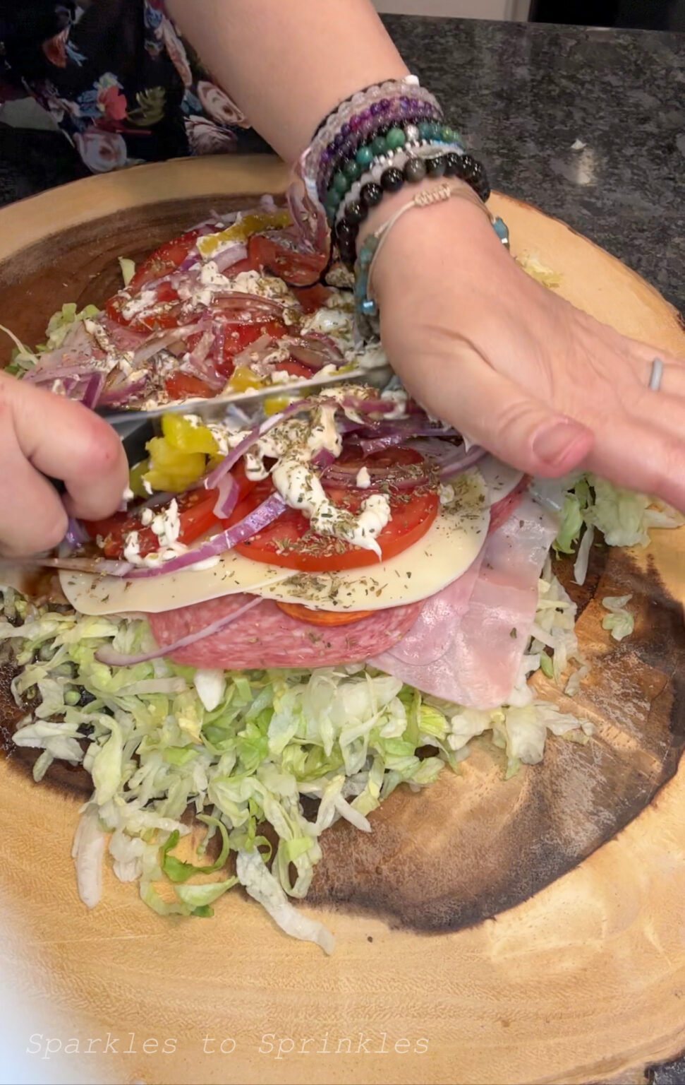 TikTok Viral Chopped Italian Sandwich - Sparkles to Sprinkles