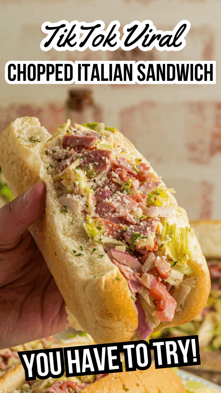 TikTok Viral Chopped Italian Sandwich - Sparkles to Sprinkles