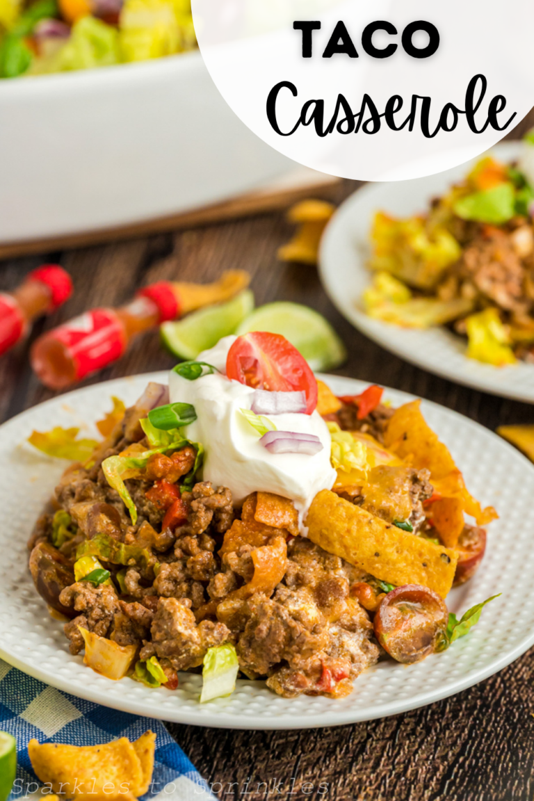 Taco Casserole - Sparkles to Sprinkles