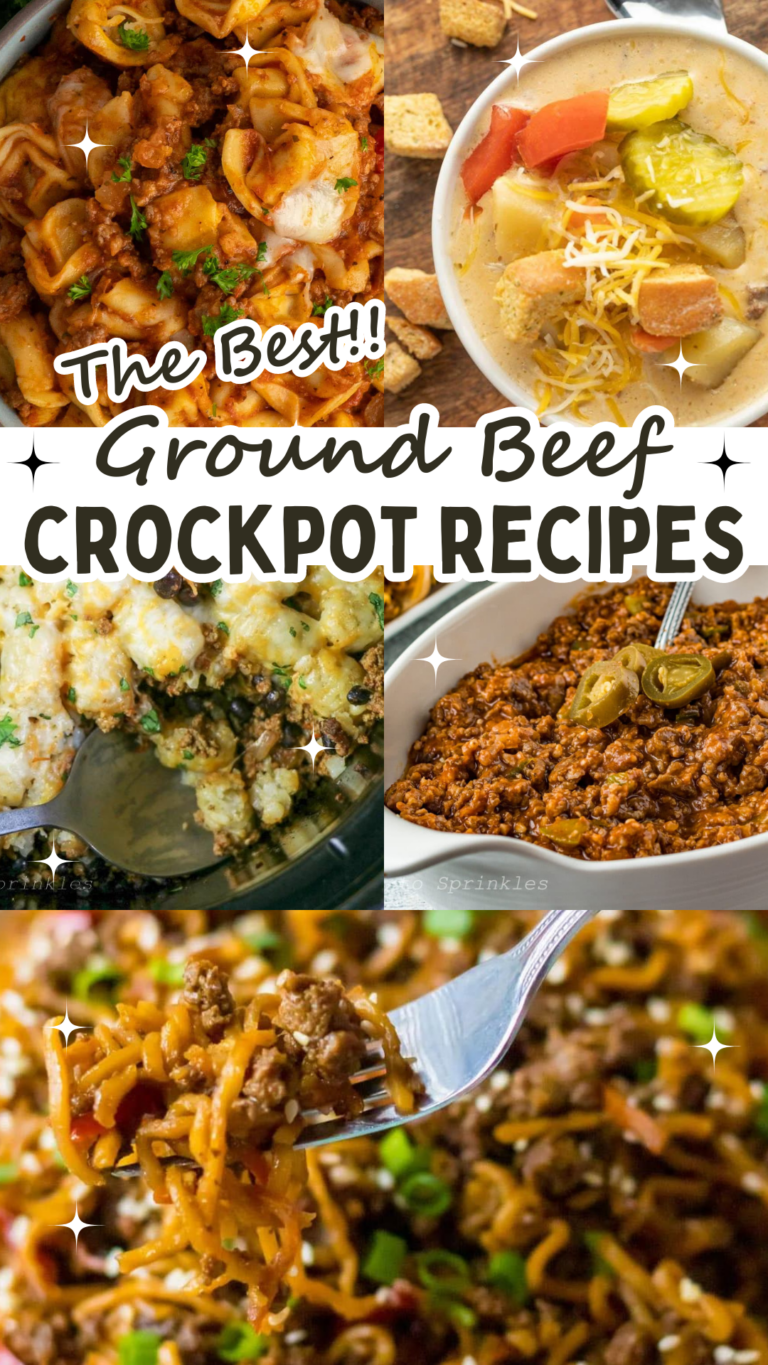 Tasty and Tender Ground Beef Crock Pot Creations - Sparkles to Sprinkles