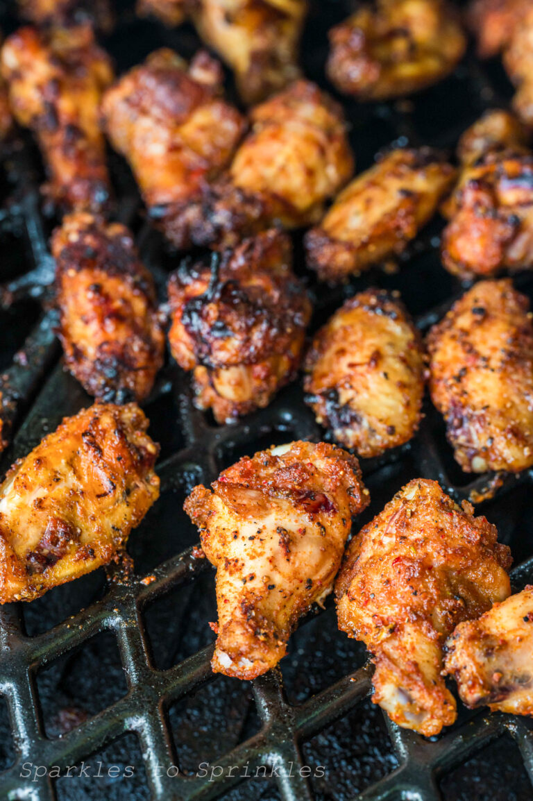 Low and Slow Smoked Chicken Wings - Sparkles to Sprinkles